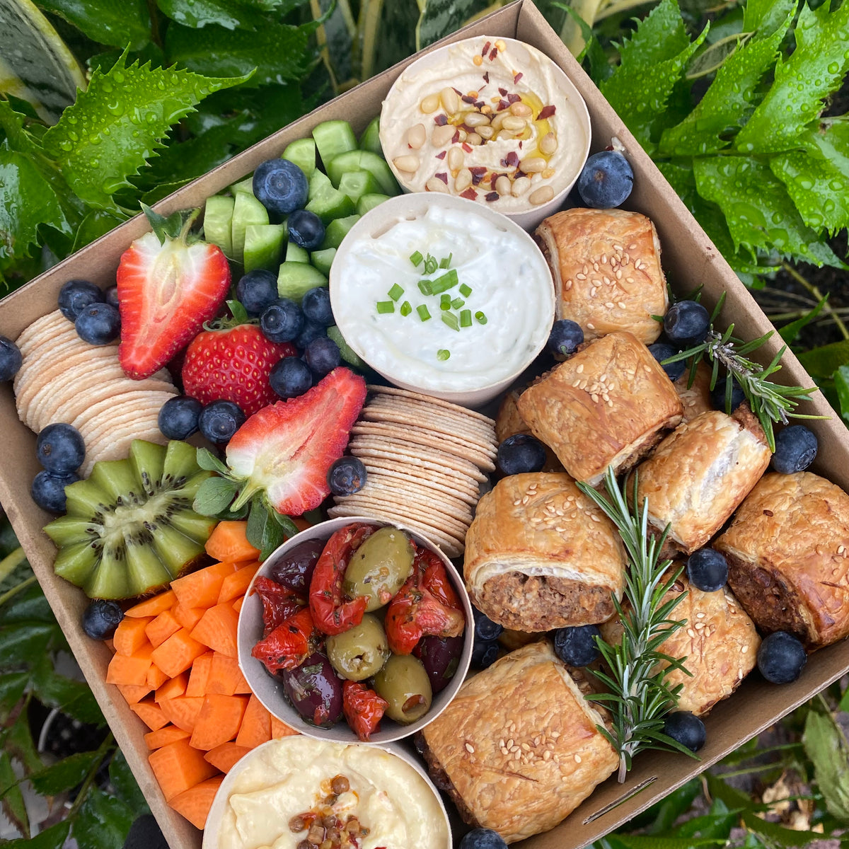 (Sausage)Roll to bed box – Garnished&Grazing